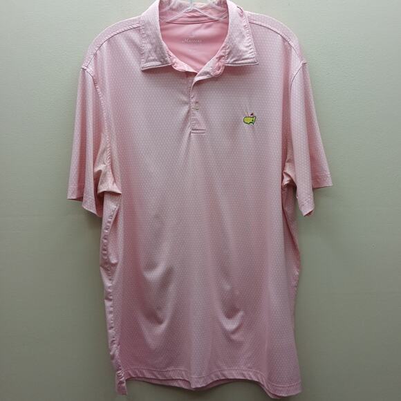 Masters Tech | Shirts | Masters Tech Performance Geometric Print Golf ...